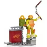 Mega Bloks Kocke TMNT Mikey Nunchuk Training 36683