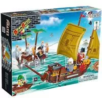 BanBao kockice Piratski brod 8707