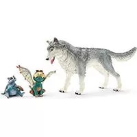 Schleich Bayala the Movie figurice - Lykos, Nugur i Piuh 70710