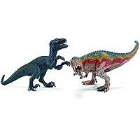 Schleich Figurice Dinosaurusi - Velociraptor i T-Rex, mali 42216