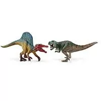 Schleich Figurice Dinosaurusi - Spinosaurus i T-Rex mali 41455