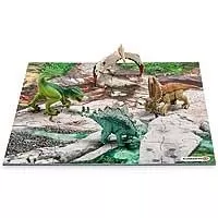 Schleich Figurice Dinosaurusi 4 kom. na puzzle podlozi 42213