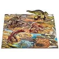 Schleich Figurice Dinosaurusi 4 kom. na puzzle podlozi 42331