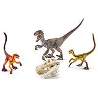 Schleich Figurice Dinosaurusi - Velociraptor i Kompsognatusi u lovu 42259