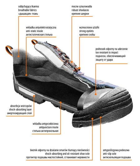Neo tools cipele kožne hiršne vel 41 ( 82-032 )