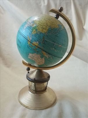 Globus na mesinganom postolju sa termometrom