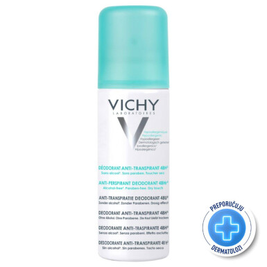 Vichy Déodorant Antiperspirant sprej protiv znojenja, 125 ml