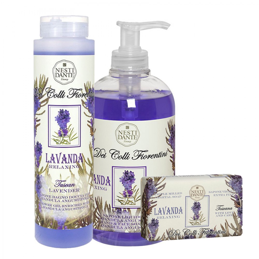 Lavanda set - Tuš gel 300ml, Tečni sapun 500ml , Sapun 250gr.