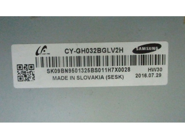 LED Panel 32` CY-GH032BGLV2H  za SAMSUNG–UE32H5500AW