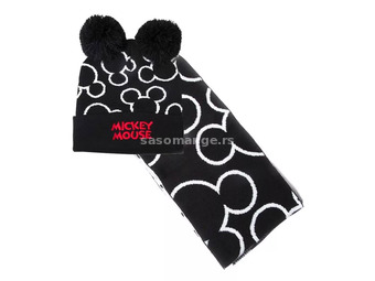 Mickey Mouse - Mickey Silhouette Giftset (Beanie &amp; Scarf)