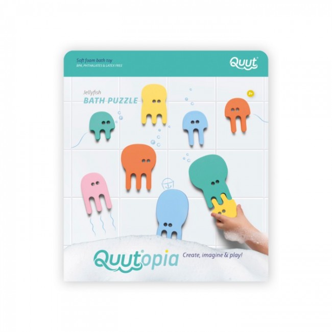 Quut - Bath puzzle Jellyfish - igračka za kupanje