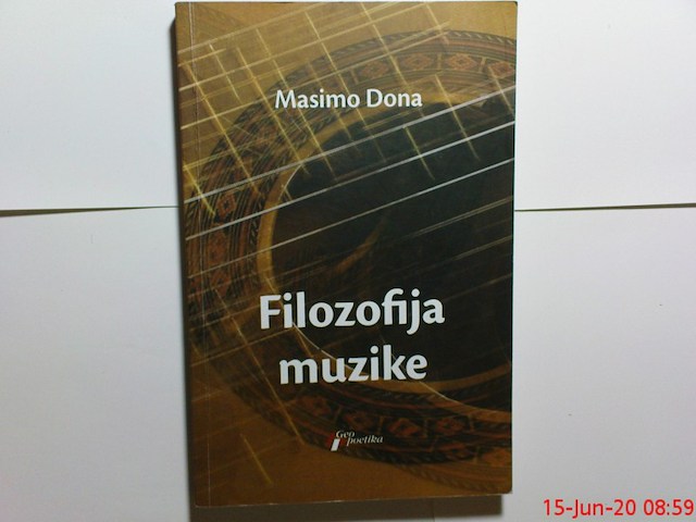 MASIMO DONA - FILOZOFIJA MUZIKE - RETKO