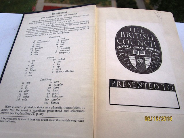 BRITISH COUNCIL: ENGLISH DICTIONARY