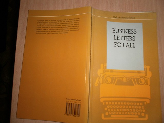 Business Letters For All Oxford University Press