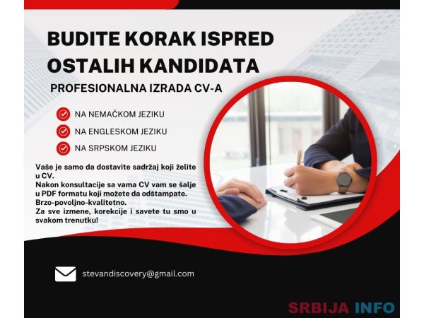 Izrada biografija CV-a