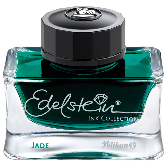 Tinta za nalivpero bočica 50ml Edelstein Pelikan 339374 zelena (jade)