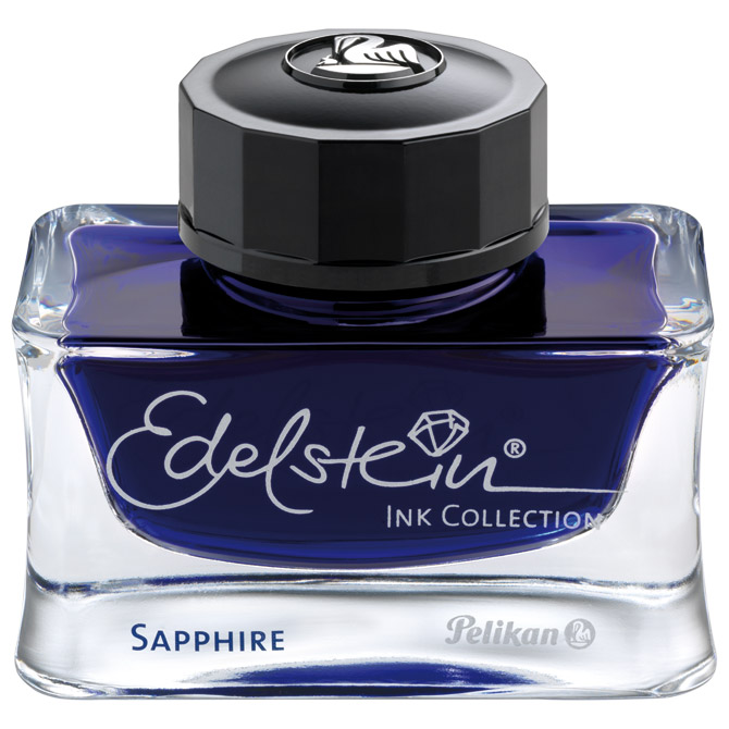 Tinta za nalivpero bočica 50ml Edelstein Pelikan 339390 plava (sapphire)