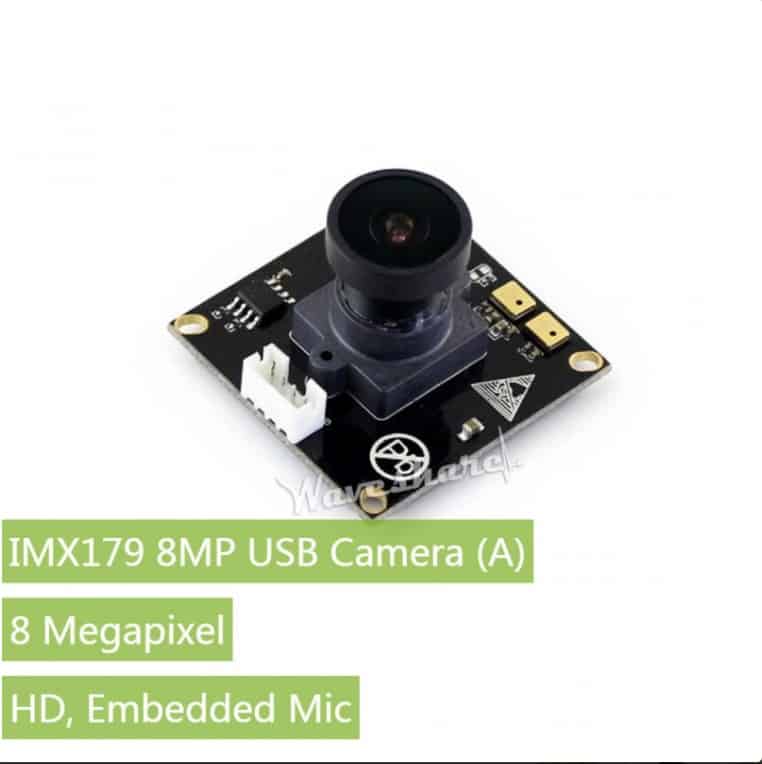 Raspberry Pi 8MP USB kamera (A), IMX179, mikrofon