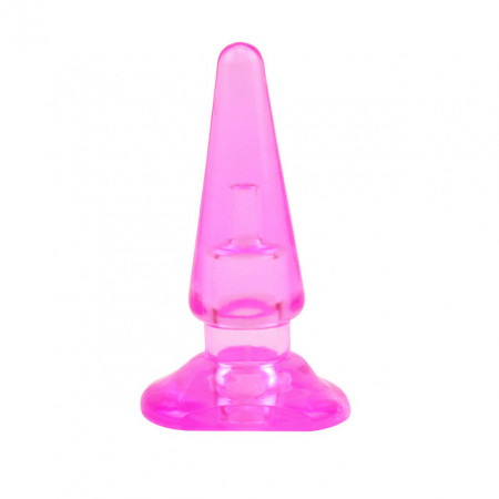 Rozi analni plug za pocetnike | Pink Butt Plug