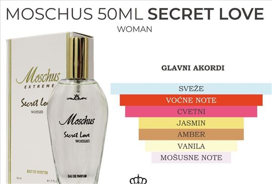 Moschus Secret Love ženski parfem 50 ml