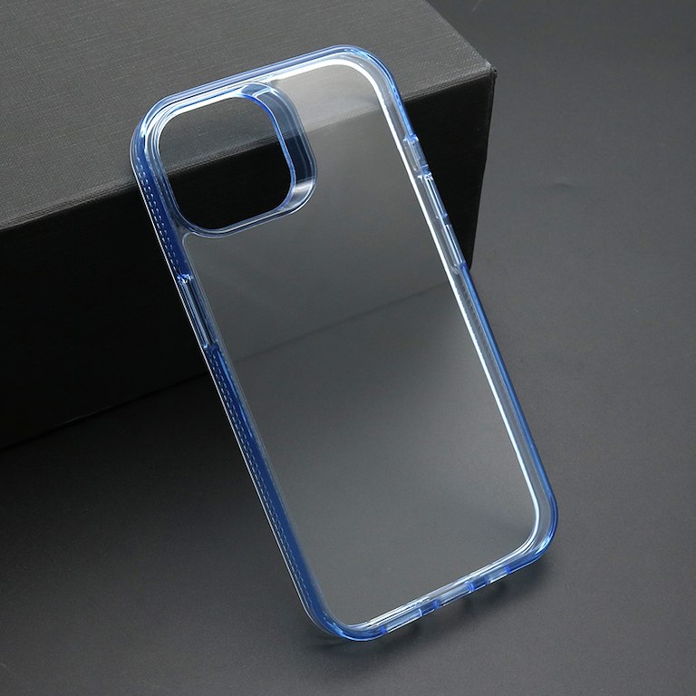 iPhone 15 Color frame silikonska futrola (Blue)