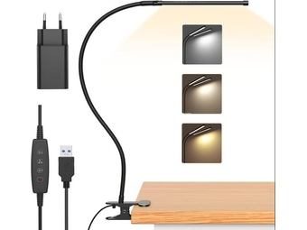 LED stona lampa sa fleksibilnim vratom,10 nivoa svetlosti