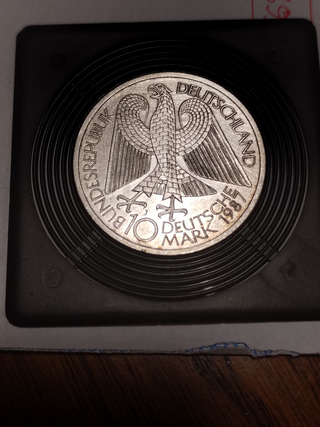 Srebro 15,5g,10 nemackih maraka. 750 godina berlina. 1237god-1987