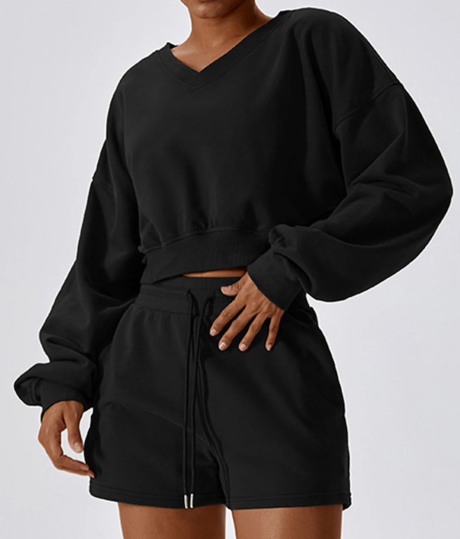 Coco black oversize duks