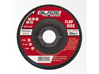 Blade flap disk fi115mm K120 premium ( BFDP115K120 )