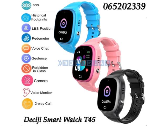 Vodootporni Dečiji Smart Watch T45 - Mobilni Tel, SOS, LBS