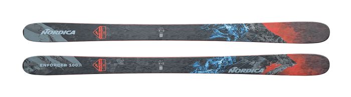 SKIJE NORDICA ENFORCER 100 FLAT red-black