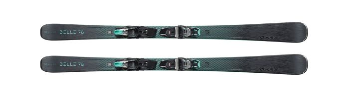 SKIJE NORDICA BELLE DC 78 black-teal TP2 LIGHT 11 FDT (0C1001OC001)