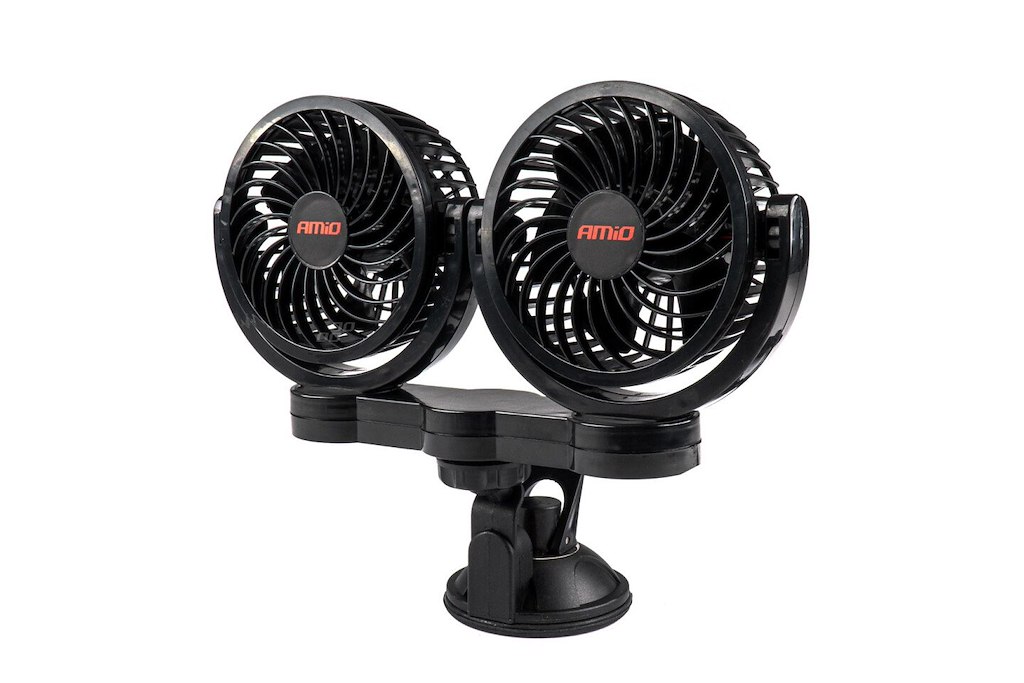 Auto ventilator sa usisnom čašom 12V AMIO-03010 ❄️ Svež vazduh