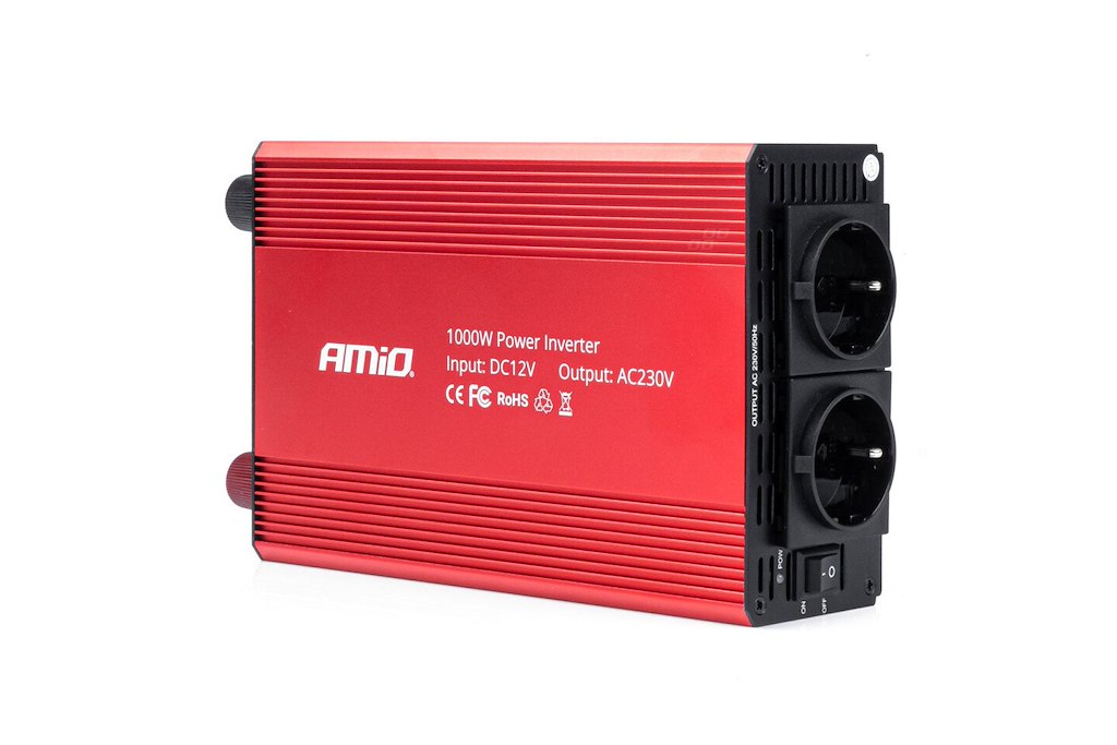 Auto inverter 12V 230V 1000V AMIO-03283 Proizvod nedelje