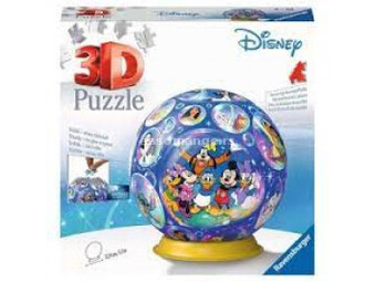 RAVENSBURGER 3D puzzle (slagalice) Kugla sa Disney likovima RA11561