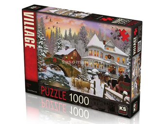 Puzzle Zimski sumrak 1000 delova 34840
