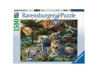 Ravensburger puzzle - Vukovi - 1500 delova