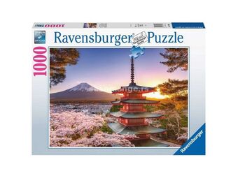 Ravensburger puzzle Planina Fudži i cvet višnje - 1000 delova