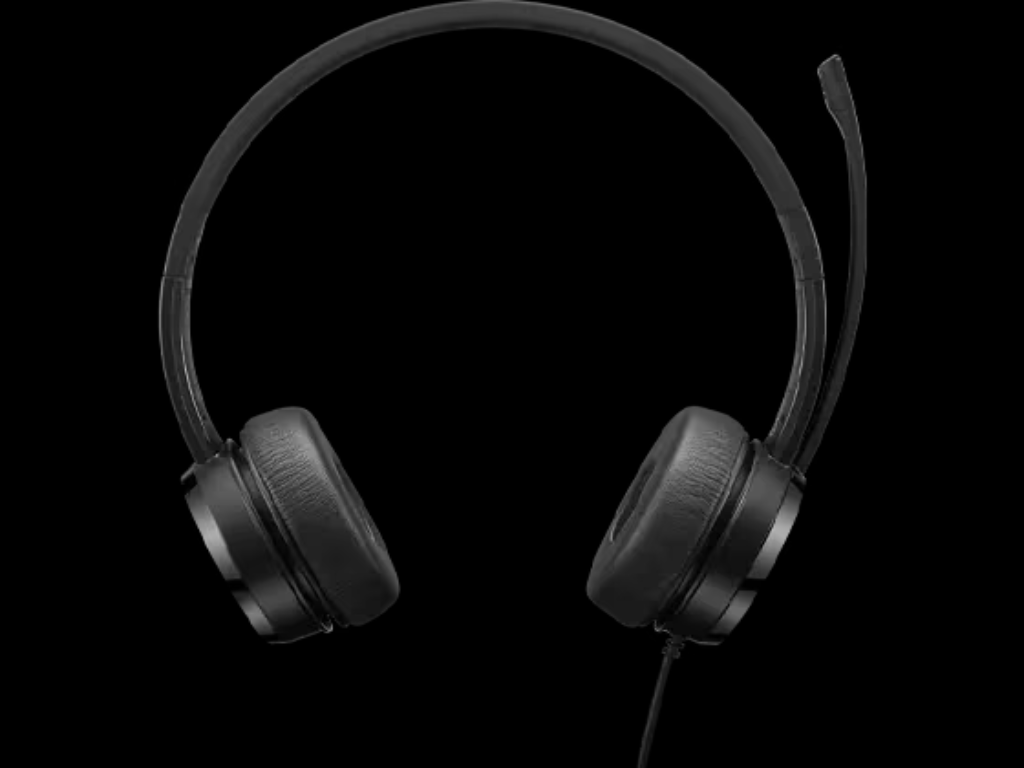 Slušalice LENOVO Stereo/USB/4XD1K18260/Kontrole na kablu/crnaID EK000572645