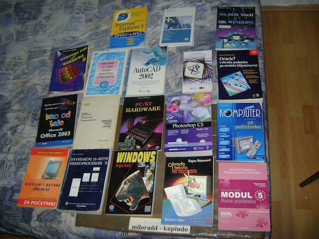 Informacione tehnologije,komplet 18 knjiga