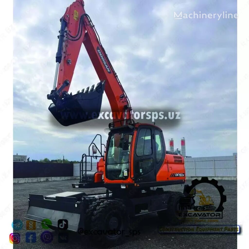 Doosan DX160W bager točkaš