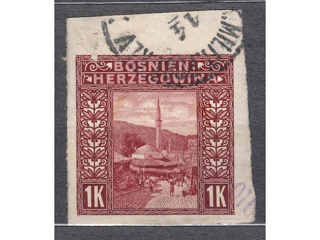 Austrougarska okupacija Bosne 1906, 1 kruna nezupčano