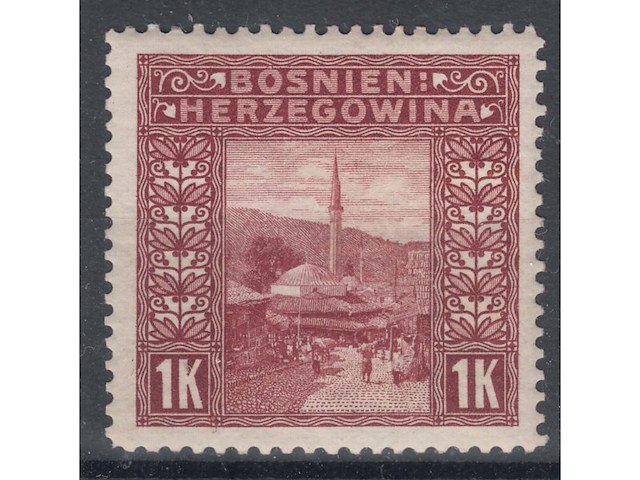 Austrougarska okupacija Bosne 1906, raspar 1 kruna *