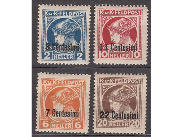 Austrija 1918 Vojna Pošta Okupacija Italije serija *