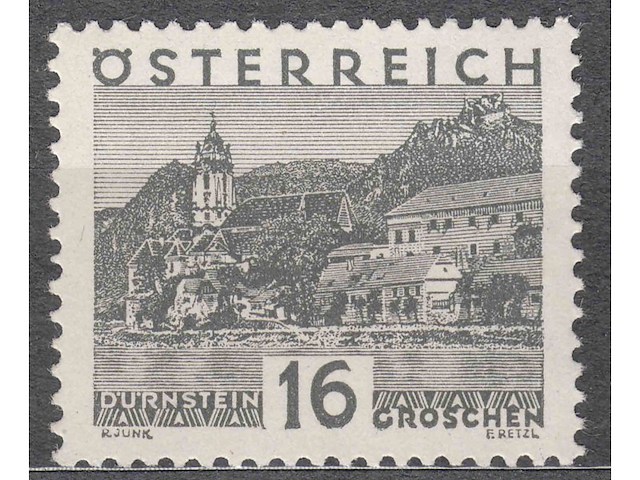 Austrija 1929 Pejzaži, raspar veći format *