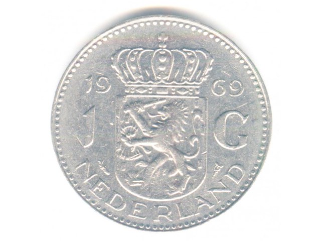 Holandija 1 gulden 1969