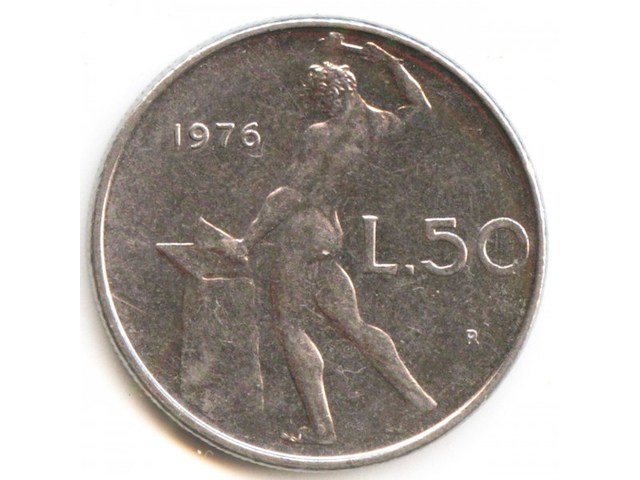 Italija 50 LIRE 1976 aUNC