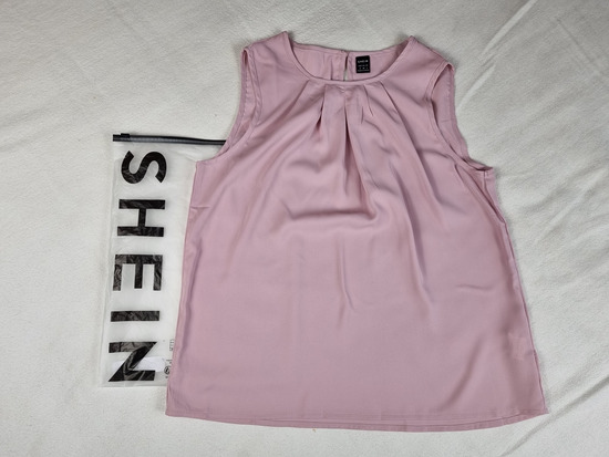 NOVA Shein bluza prljavo roze boje