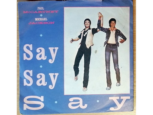 SP PAUL McCARTNEY &;;;;; MICHAEL JACKSON - Say Say (1983) NM