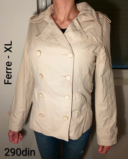 Ferre ženski mantil jakna bež XL/42